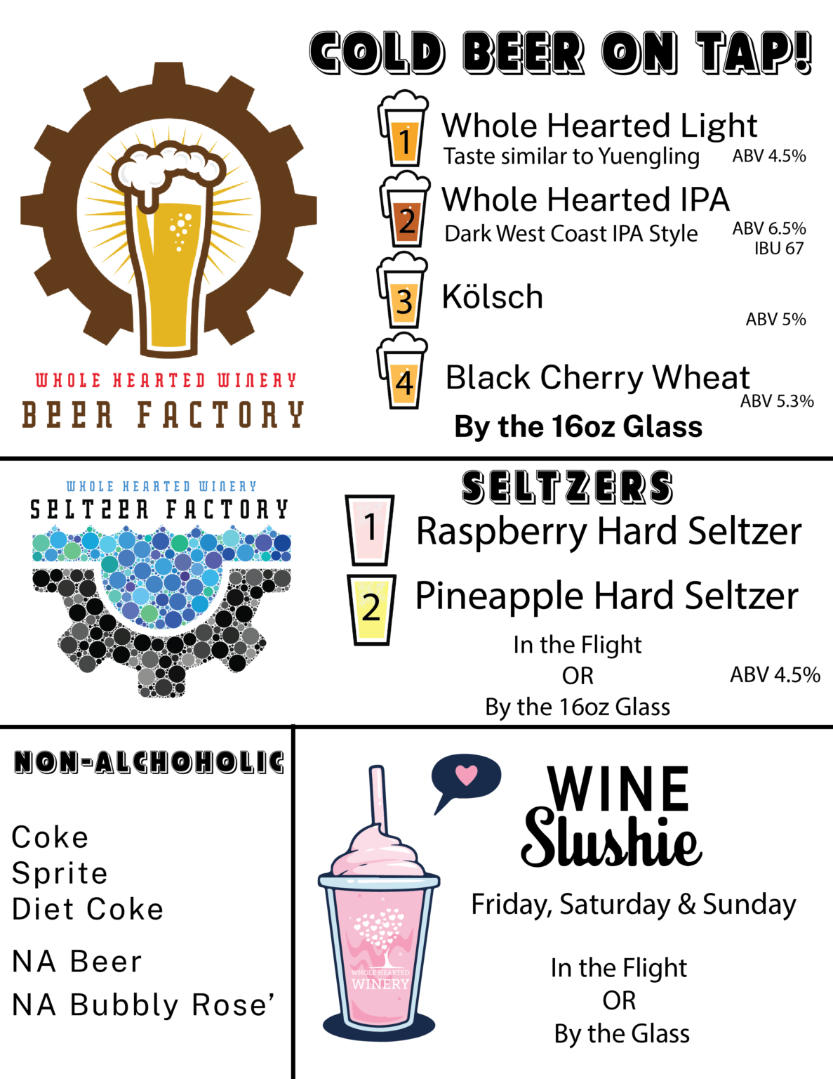 Beer On Tap – Whole Hearted Winery